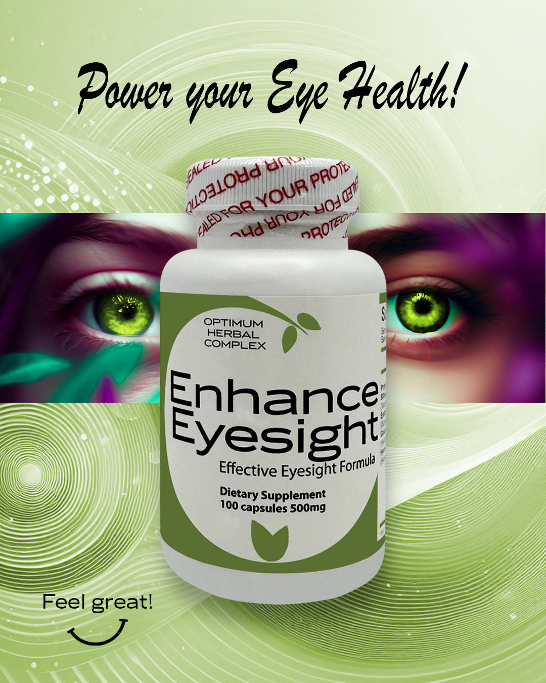 Enhance Eyesight 100 capsules 500mg | Comprehensive Eye Support Capsul ...