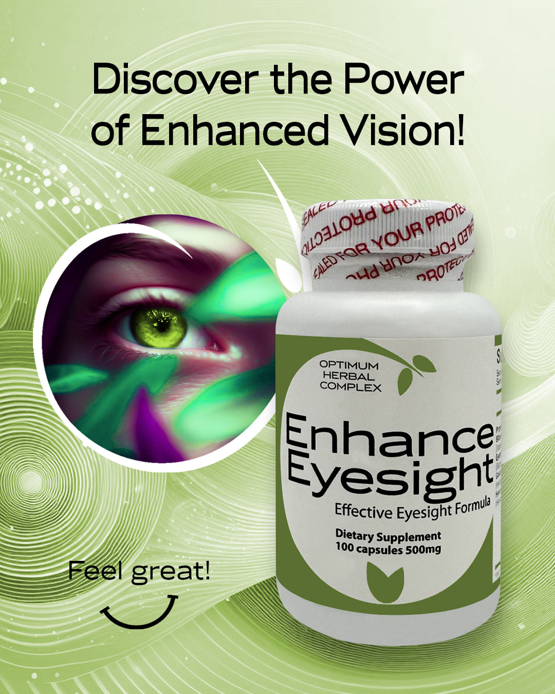 Enhance Eyesight 100 capsules 500mg | Comprehensive Eye Support Capsul ...